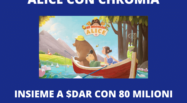 Alice vola sul mercato | Accordo da 80 milioni con Chromia e Mines of ...