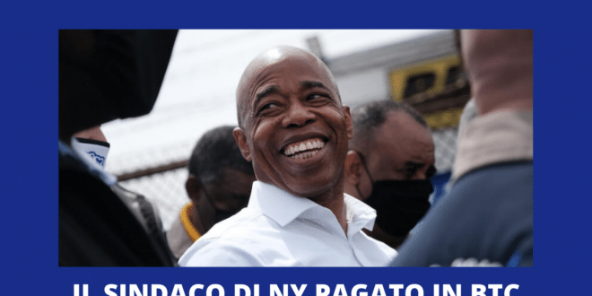 Il sindaco di NYC pagato in Bitcoin | Il salario tramite Coinbase ...