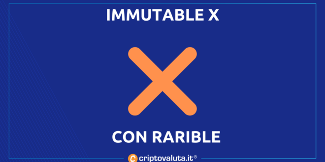 Immutable X e Rarible insieme | Al via la partnership che... - Criptovaluta.it®