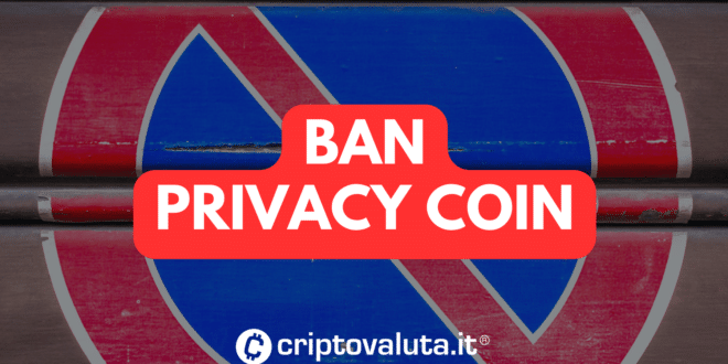 Binance: ban in ITALIA su PRIVACY COIN | Ecco la lista