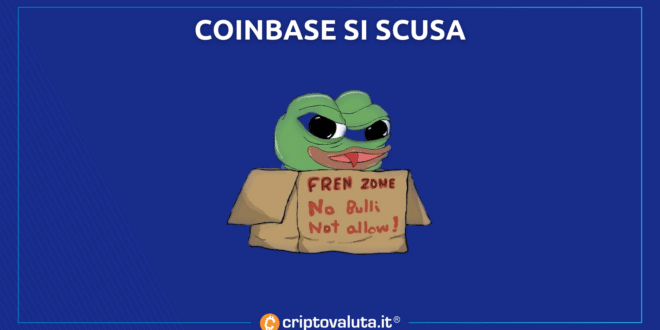 Coinbase si scusa con Pepe e la sua community | E sul listing...